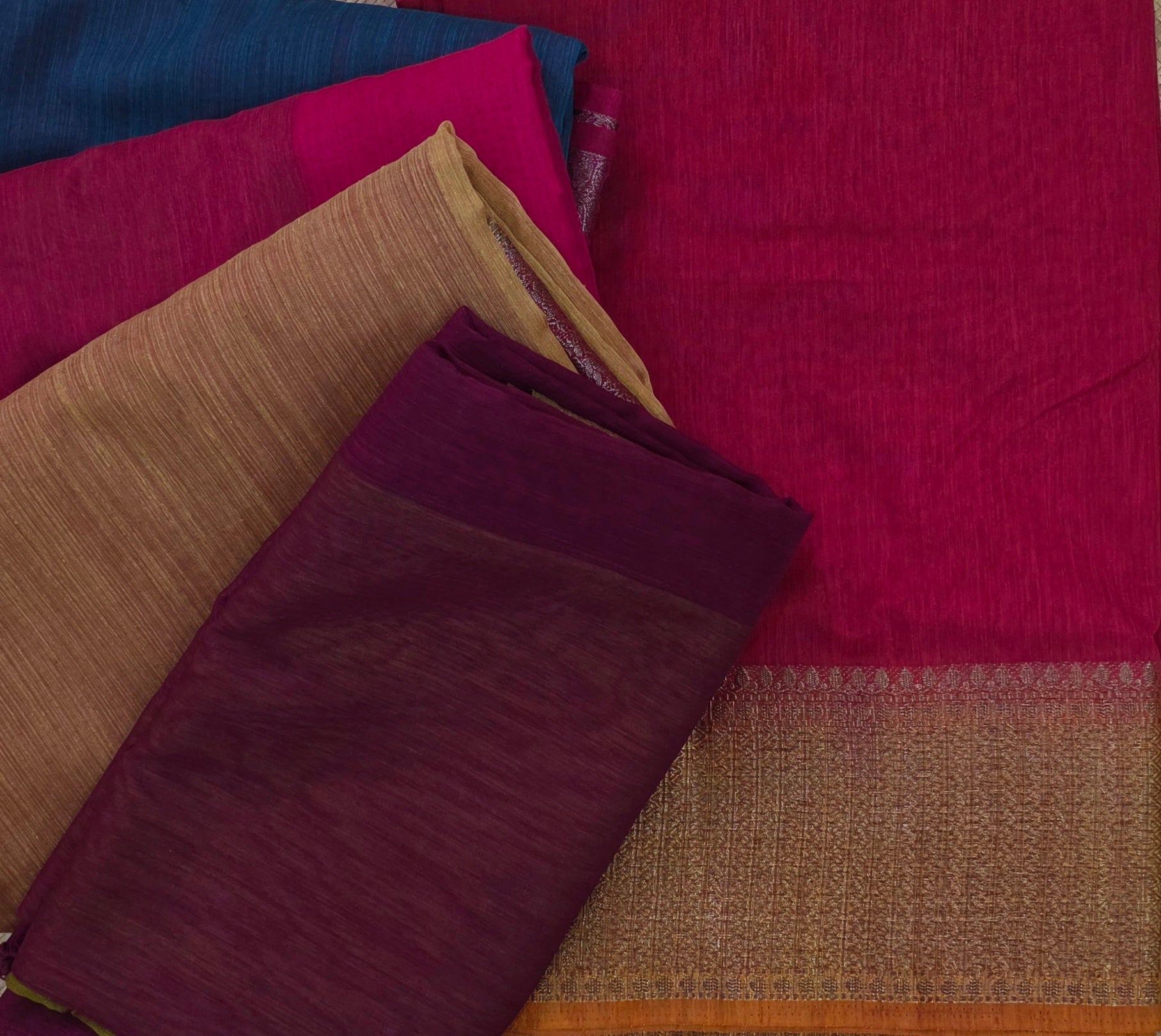 Bamboo Silk Sarees – Diamond Sarees